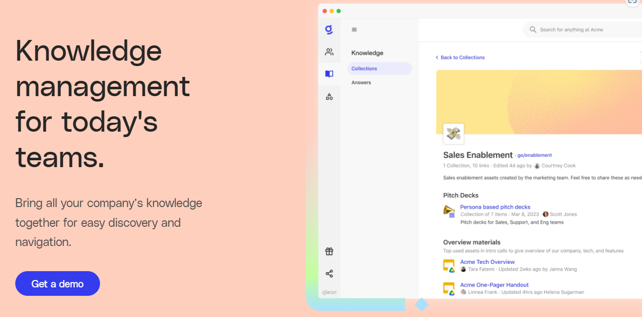 Glean Review - Features, Benefits And Alternatives In 2025