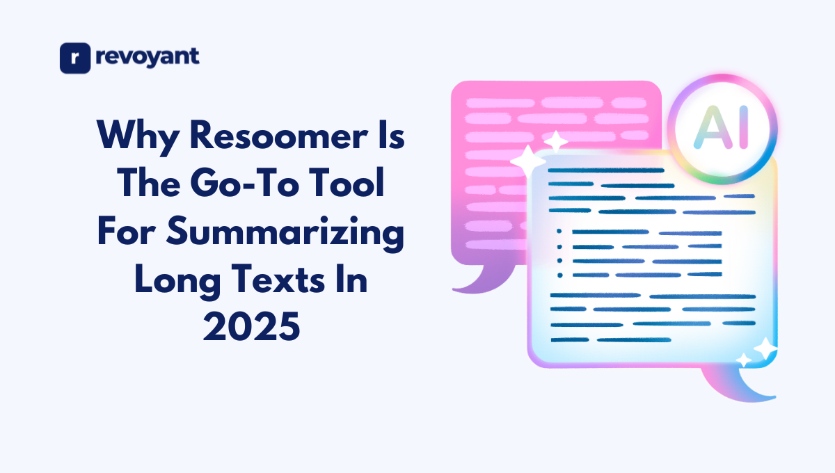 Resoomer - The Best AI Tool For Summarizing Texts In 2025
