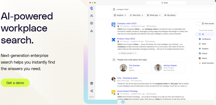 Glean Review - Features, Benefits And Alternatives In 2025