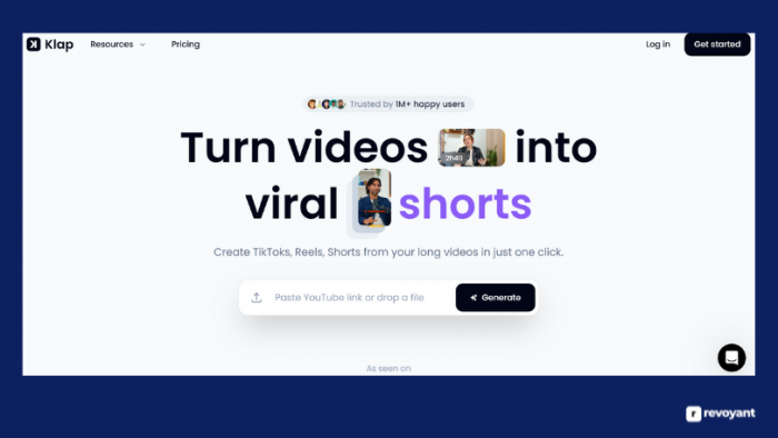 Klap AI- Best Tool To Turn YouTube Videos Into Shorts (2025)