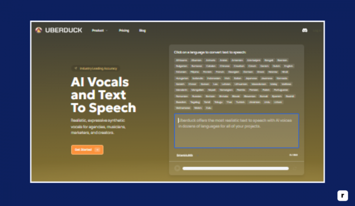 Uberduck AI: Best Voice Generator For Creators & Meme Lovers