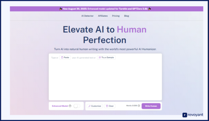 WriteHuman AI - Best Tool To Humanize AI Content In 2025